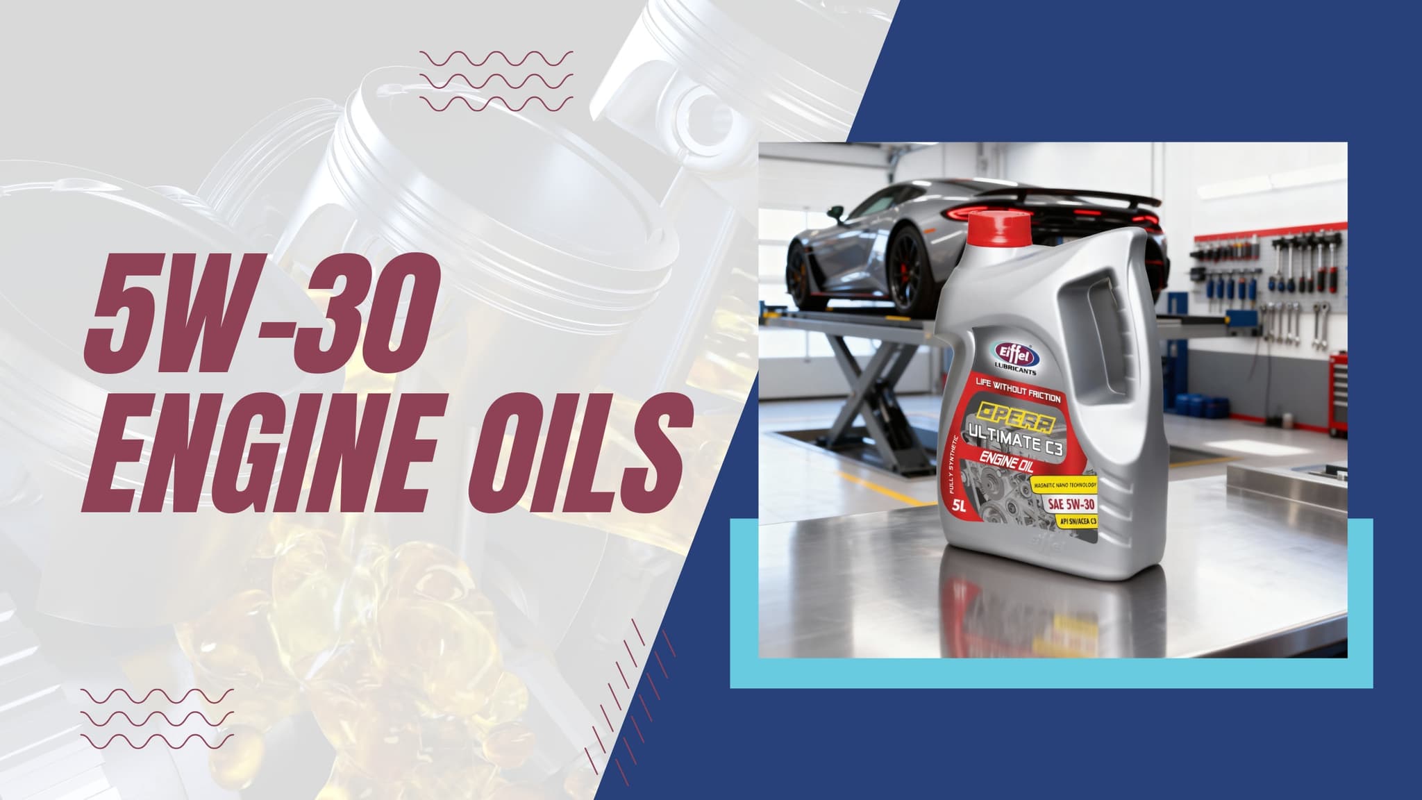 5W-30 Synthetic Engine Oils | Eiffel Lubricants Australia