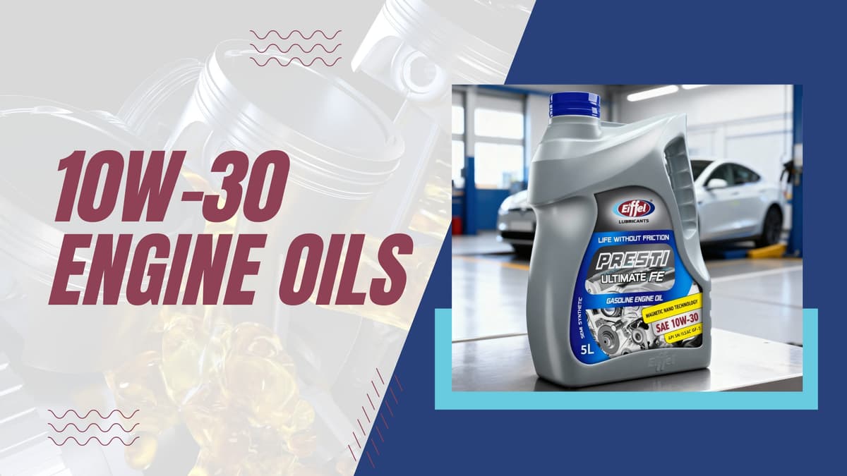 10W-30 Motor Oils | Eiffel Lubricants Australia